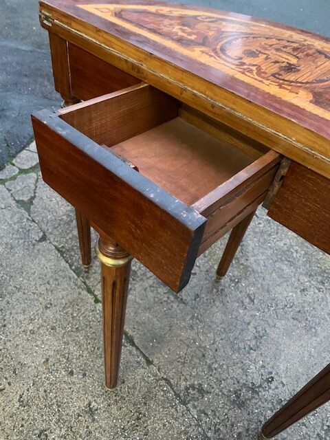 Table demi-lune extensible | Selency