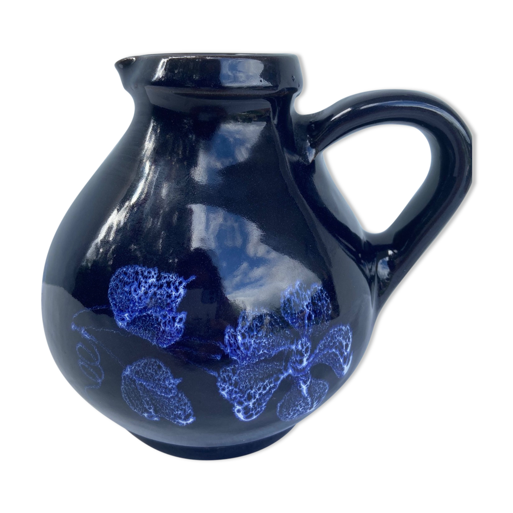 Pichet céramique bleue | Selency