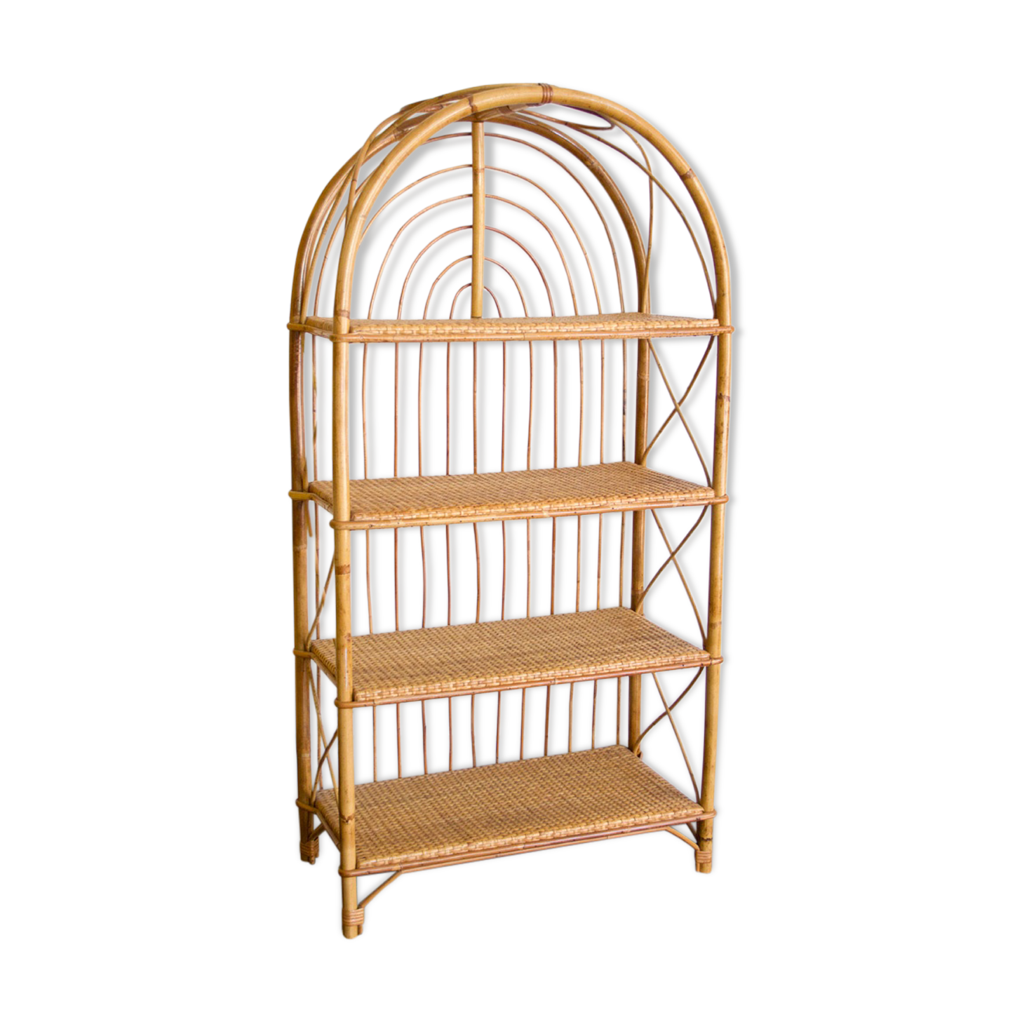 Bibliothèque en rotin | Selency