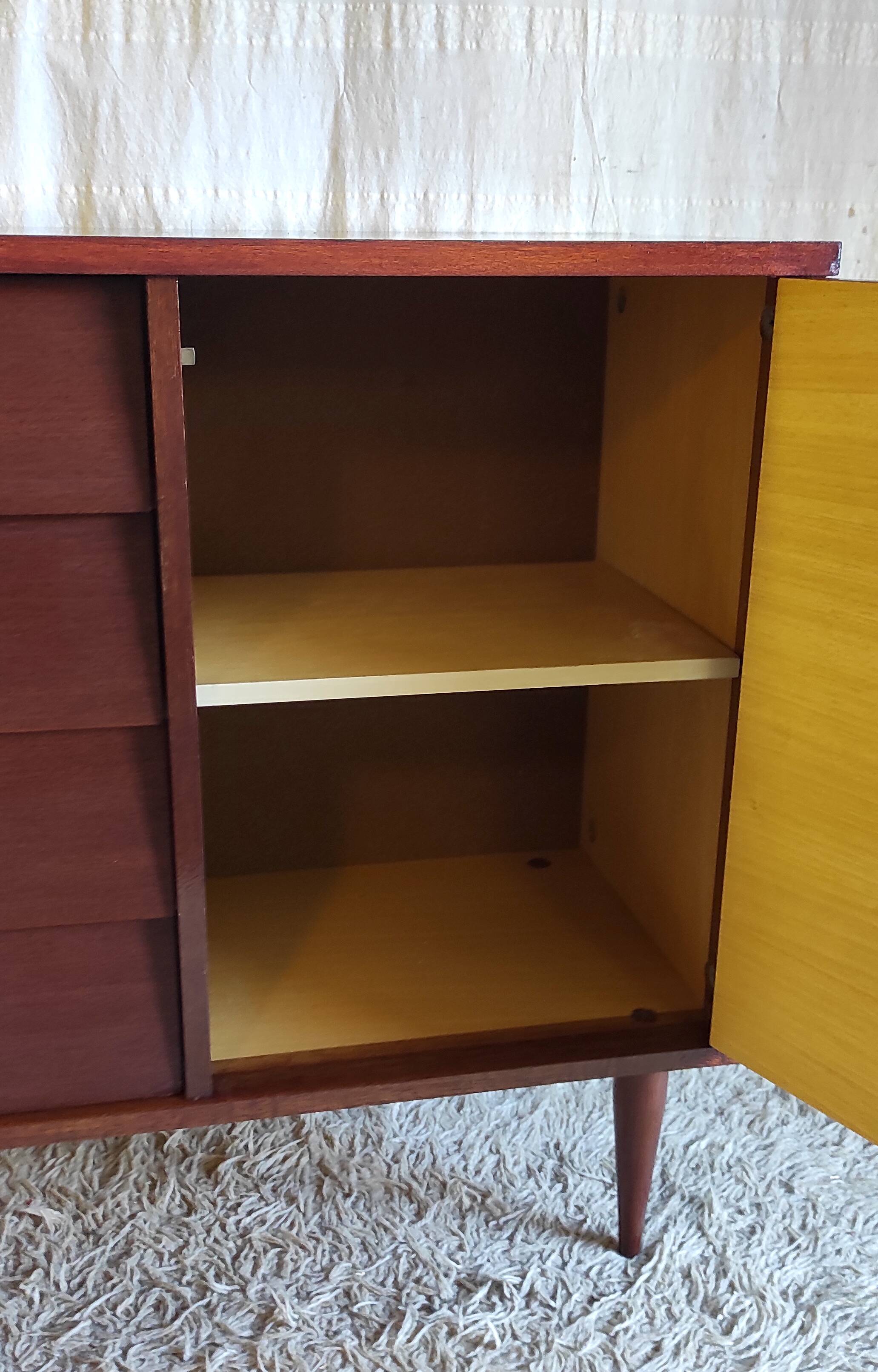 Buffet style scandinave en bois - années 60 | Selency