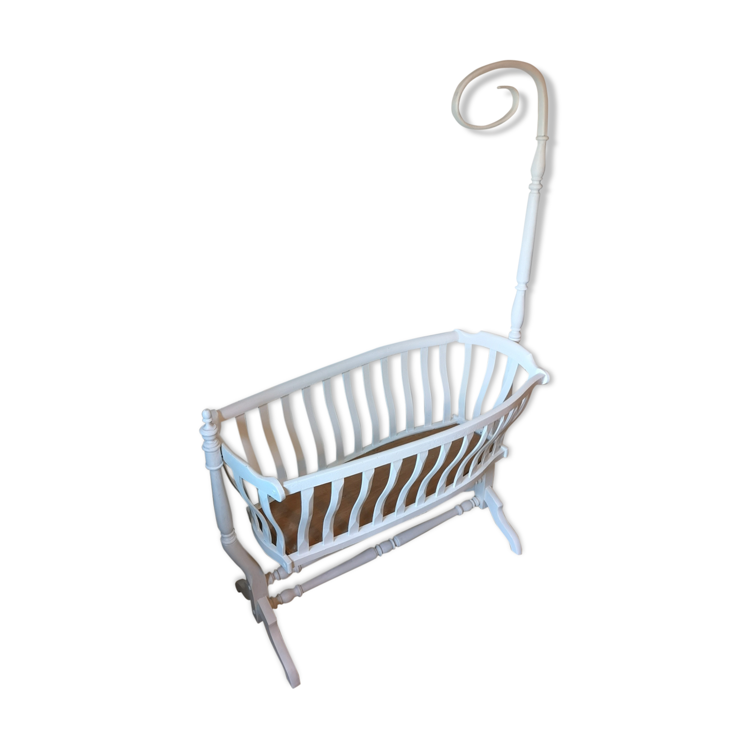 Berceau bois col de signe 1920 - 1930 | Selency