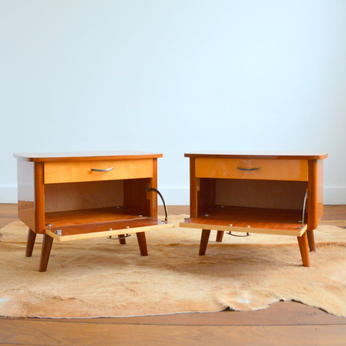 Paire de chevets vintage 1950s | Selency