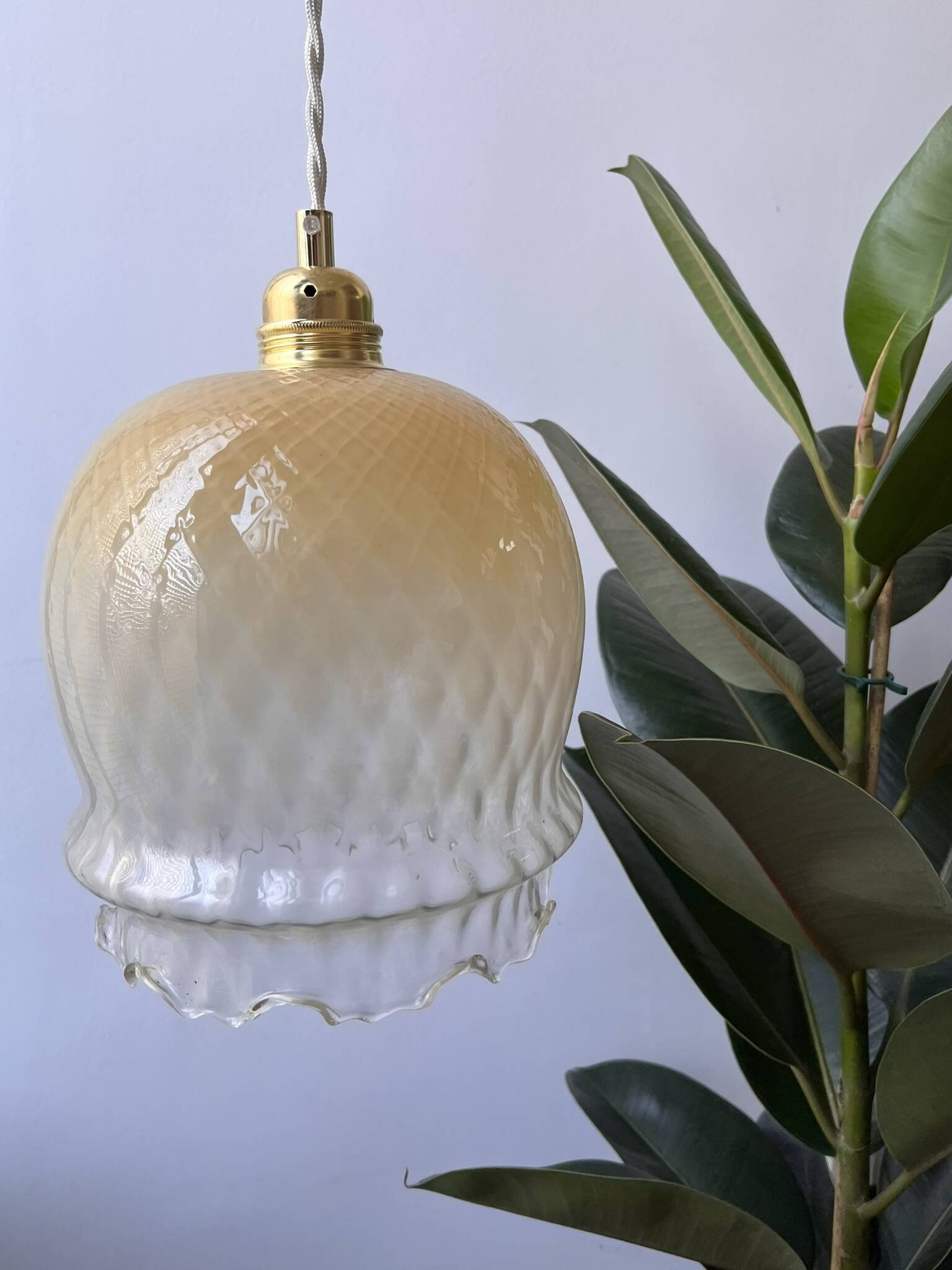 Grande suspension ananas style tropical | Selency