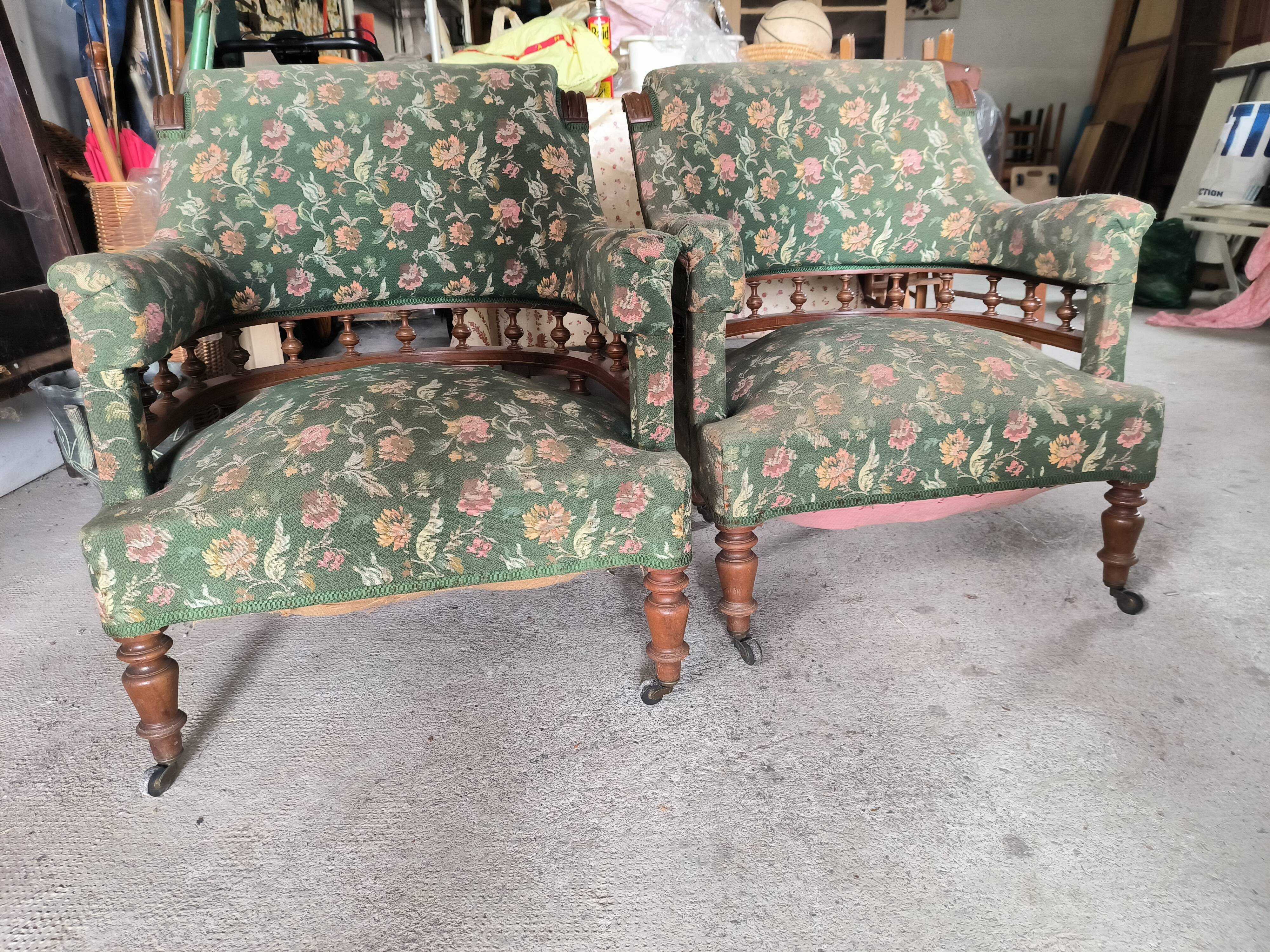 2 fauteuils Bergère XIXème | Selency