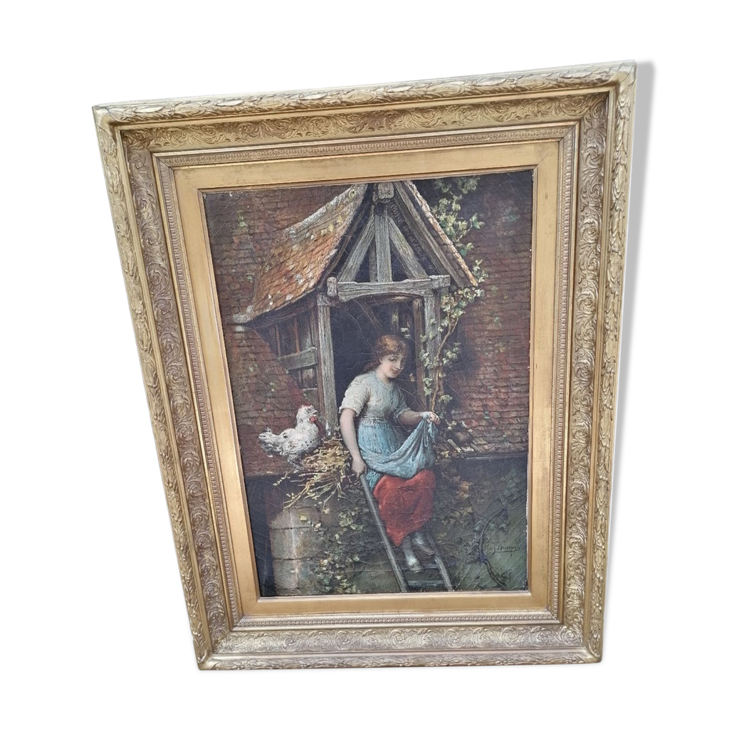 Tableau ancien fin 19eme | Selency