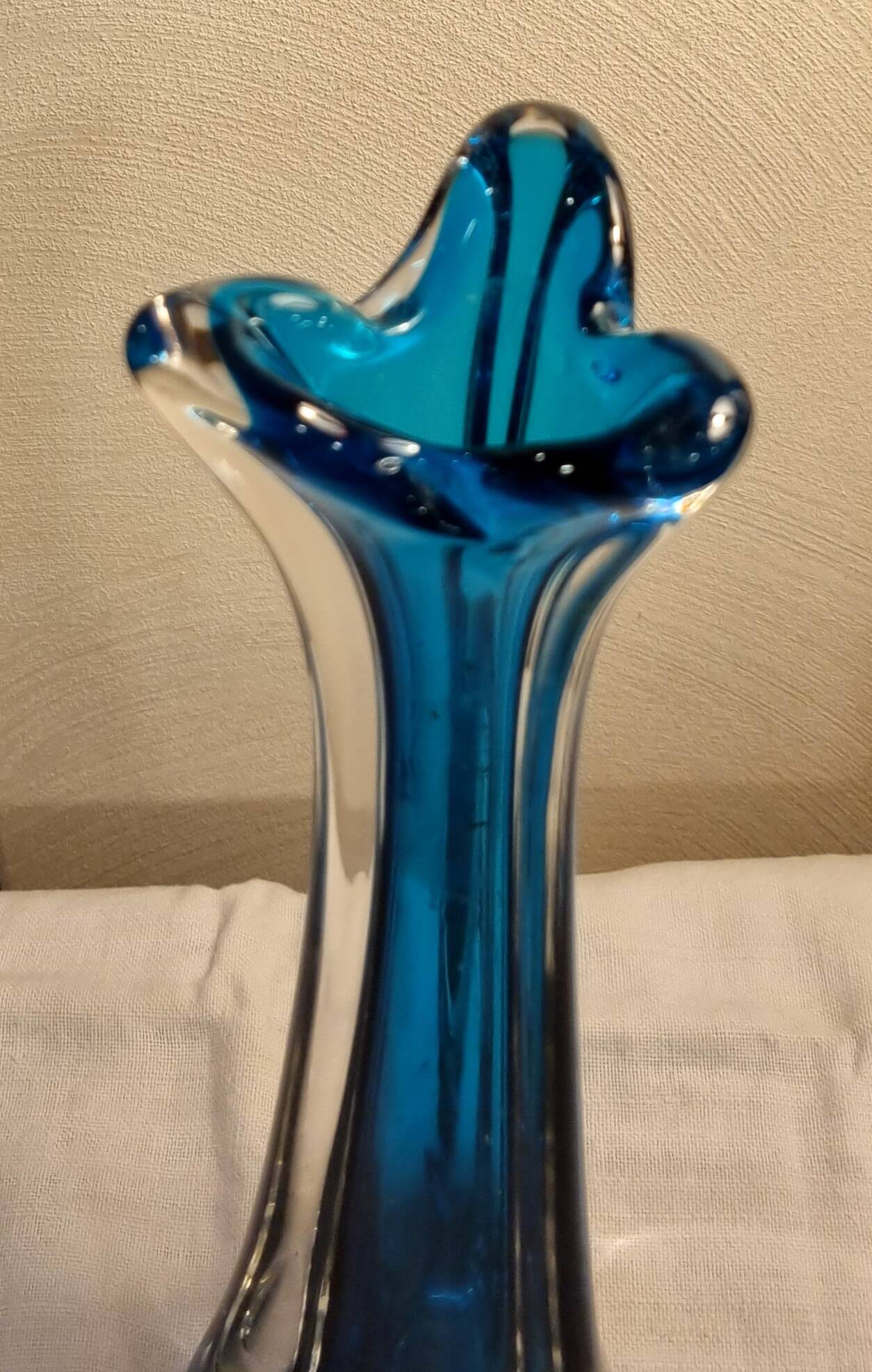 vase Murano bleu | Selency