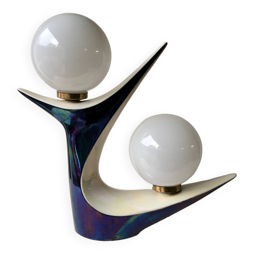 Lampe en céramique Vercéram, vers 1950/1960. | Selency