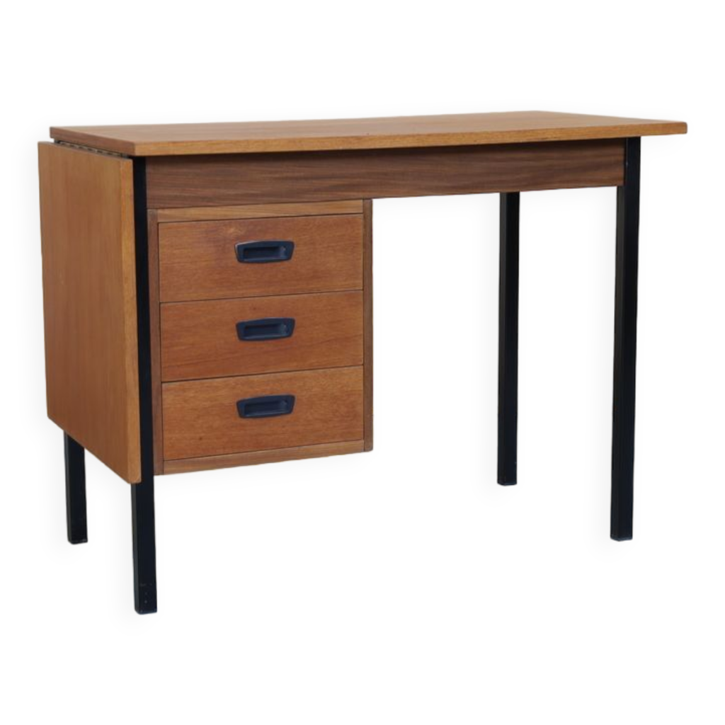 Bureau en teck, années 1960 | Selency