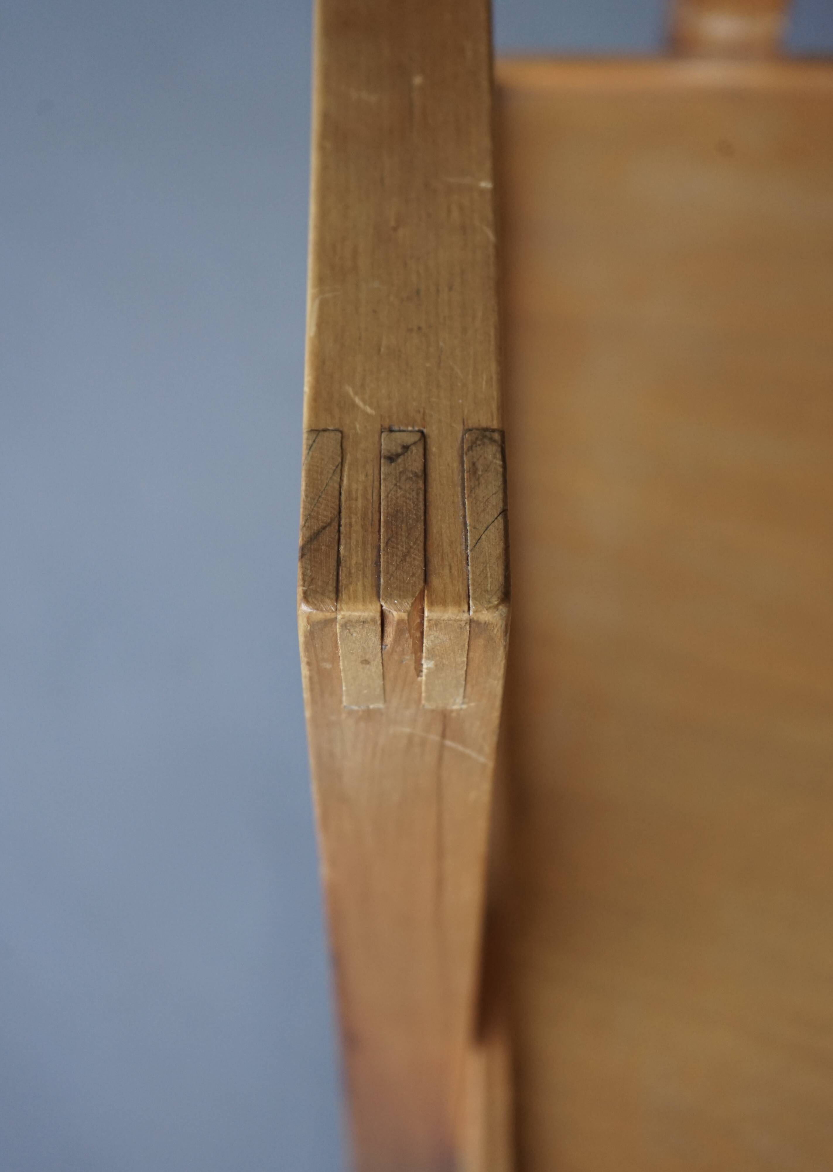 Chaise latérale des architectes néerlandais en pin, années 1960. | Selency