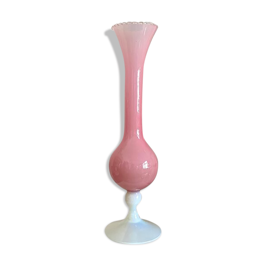 Soliflore en opaline rose | Selency