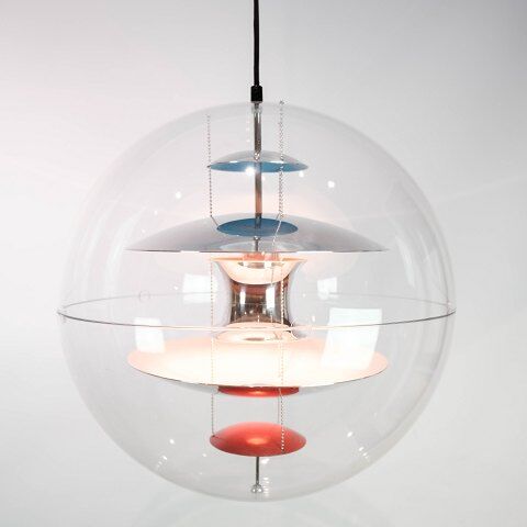 Lampe de Verner Panton édition contemporaine Frandsen 1969 | Selency