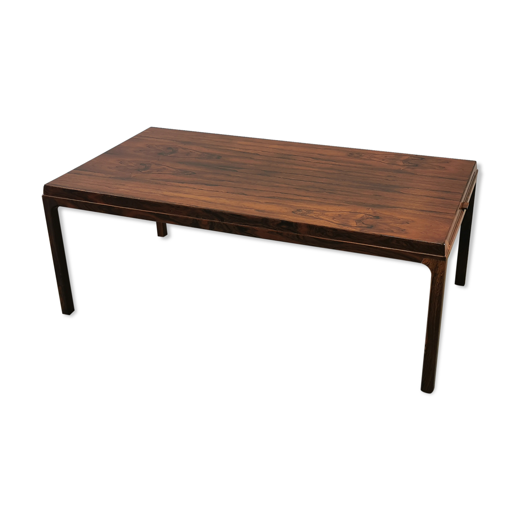 Table basse scandinave en bois de rose Johannes Andersen pour Trensum | Selency