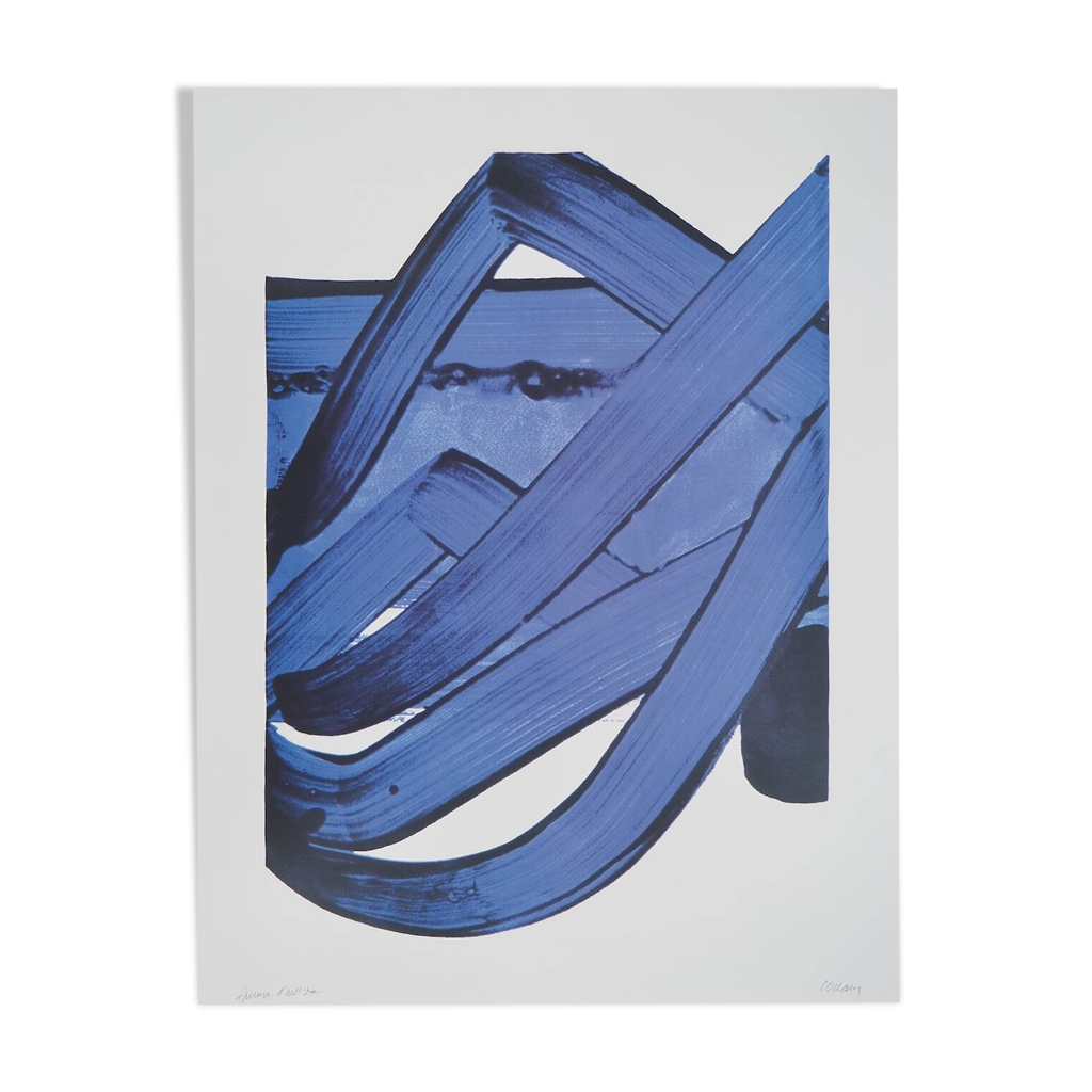 Pierre Soulages : Sérigraphie n°18 - Affiche originale signée | Selency