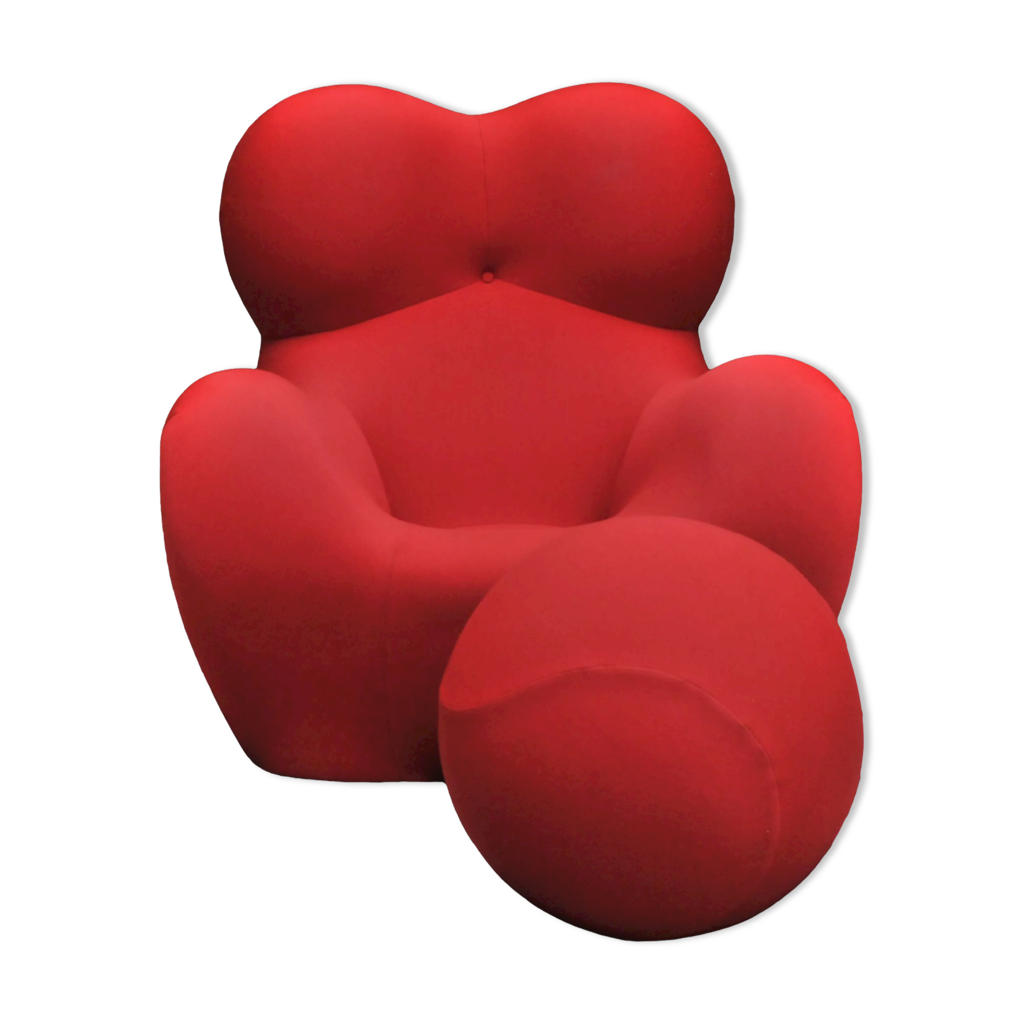 Fauteuil B&B Italia UP5 et son repose pied UP6 Gaetano Pesce | Selency