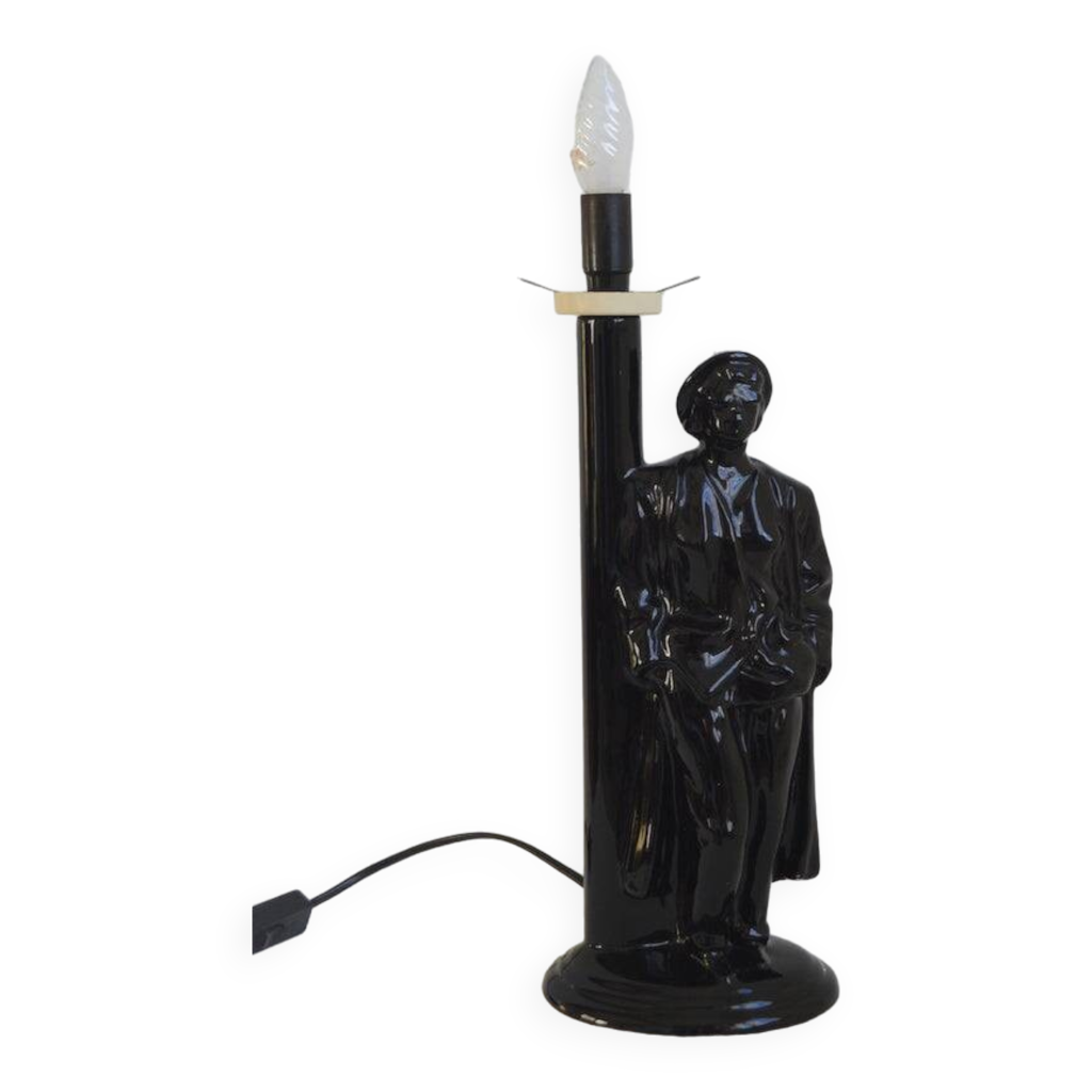 Lampe en céramique vintage années 80s | Selency