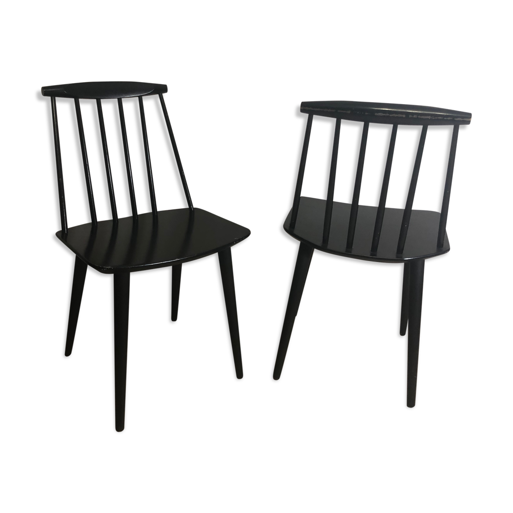 Chaises scandinave modèle Stick Back | Selency