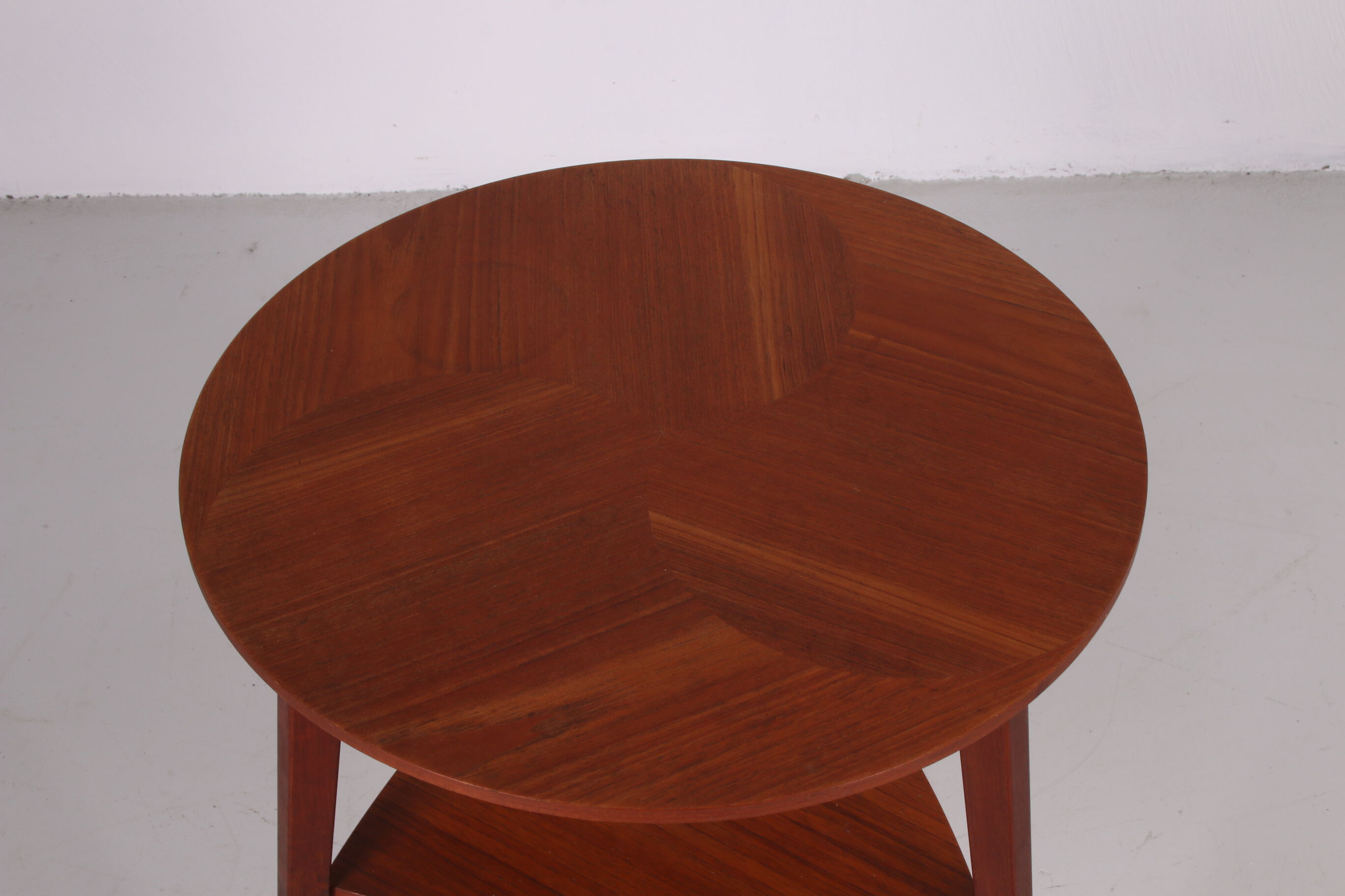 Midcentury Teak End Table by Holger Georg Jensen for Kubus, circa 1960 ...