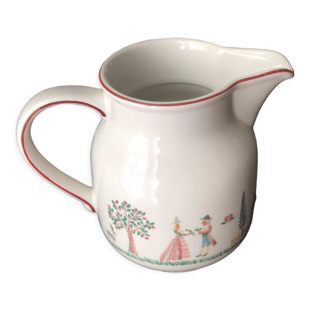 Pot à lait - cremier - villeroy & boch - american sampler - porcelaine ...
