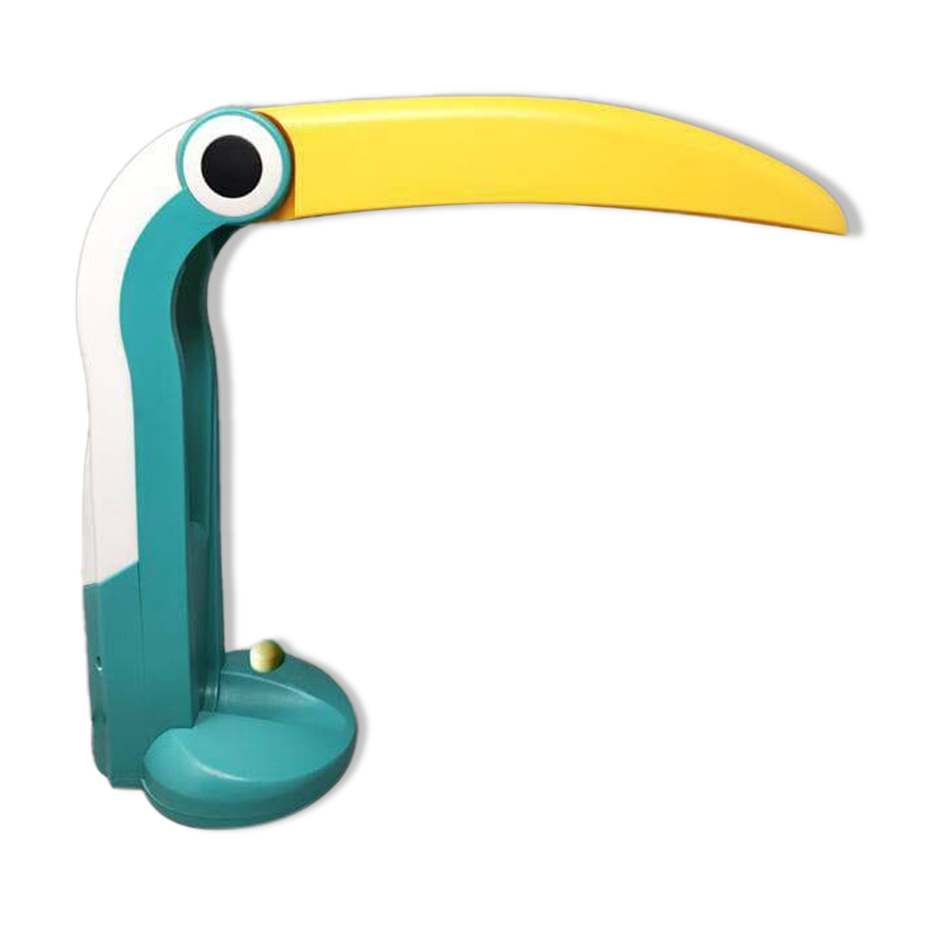 1980s Stunning Toucan Table Lamp by H.T. Huang for Lenoir | Selency