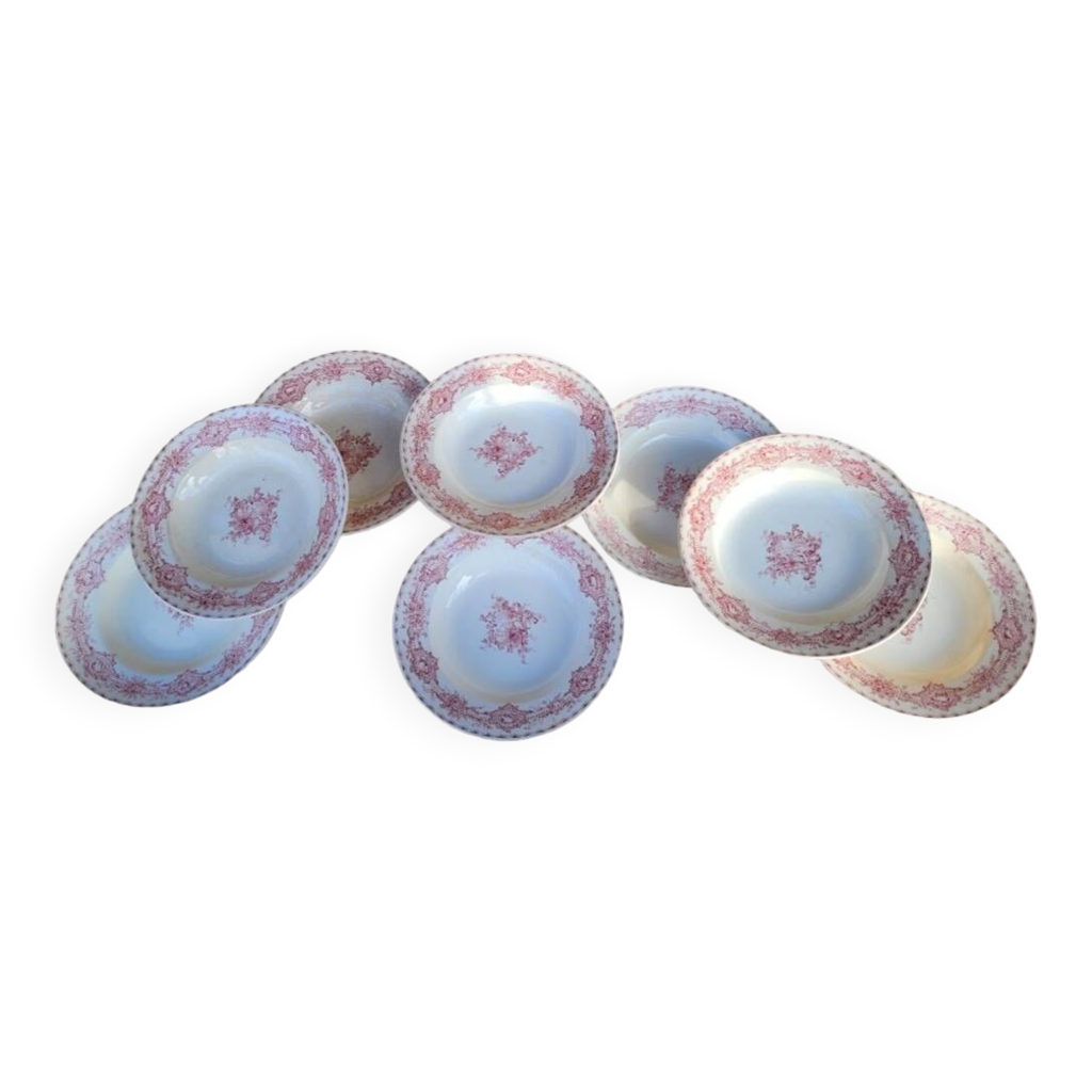 Assiettes terre de fer rose | Selency