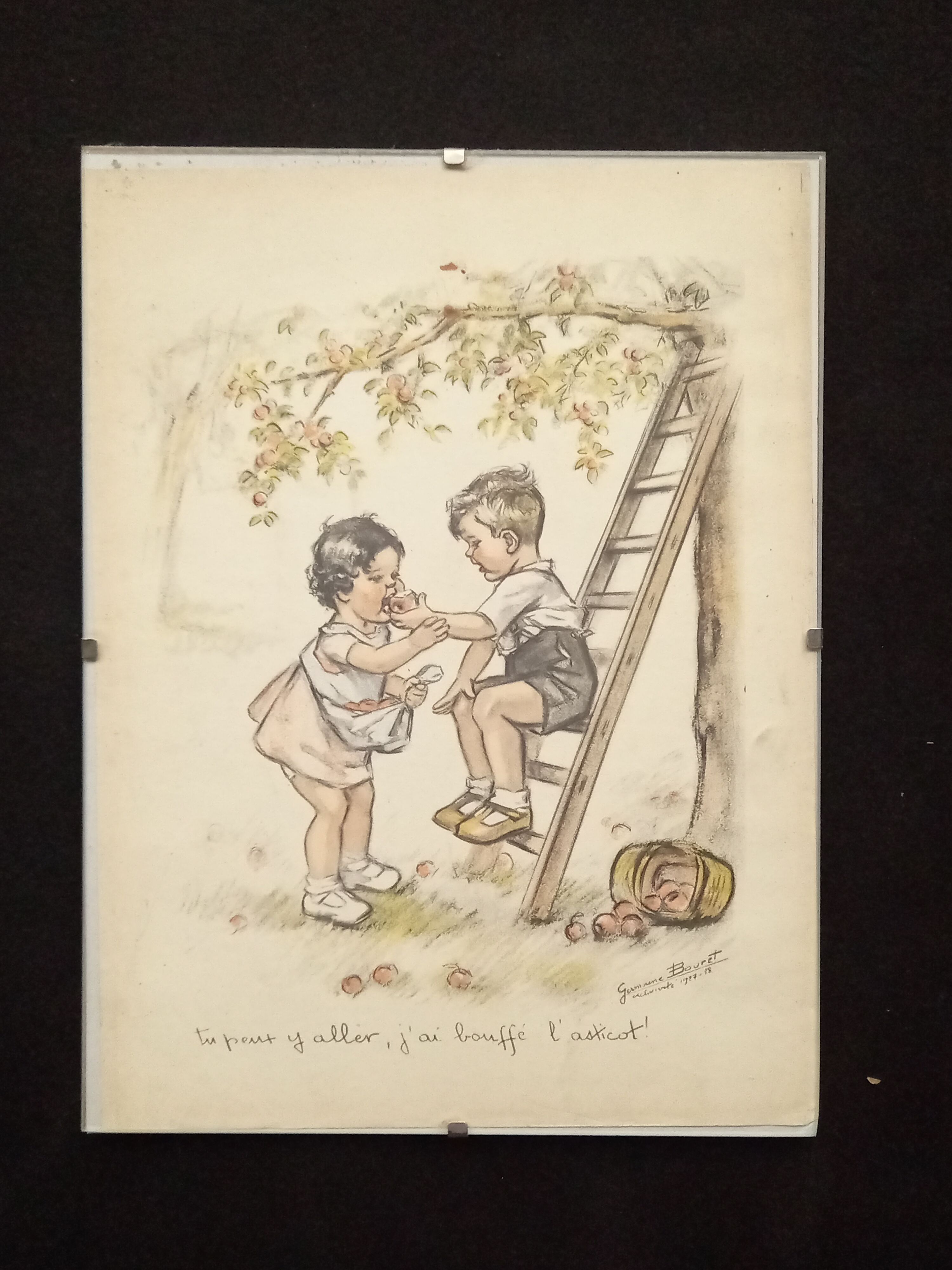 Série d’Illustrations d’Enfants des années 1930 par Germaine Bouret ...