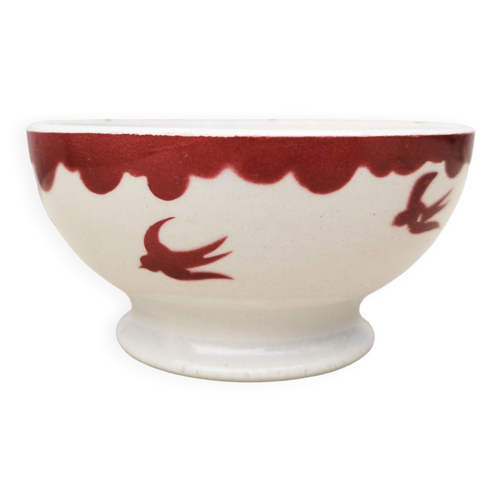 Bol, faïence décor hirondelles vintage | Selency