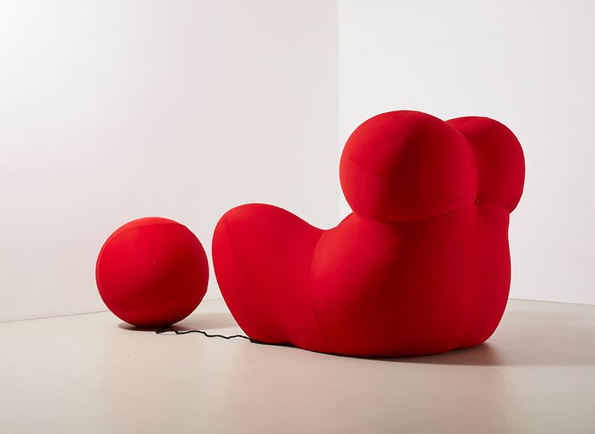 Gaetano Pesce Big Mama / Up5 + Up6 Lounge Chair + Ottoman pour B7B ...