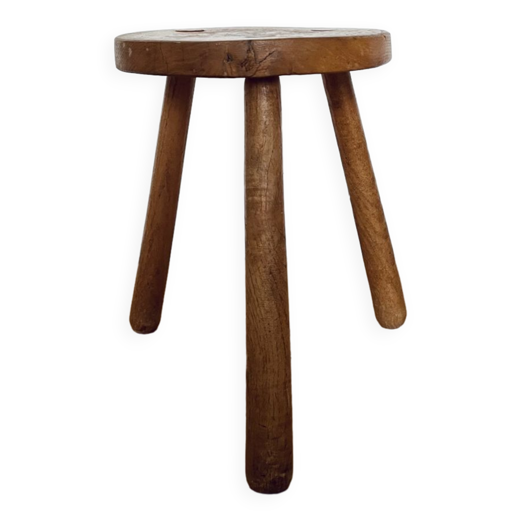 Tabouret tripode bois | Selency