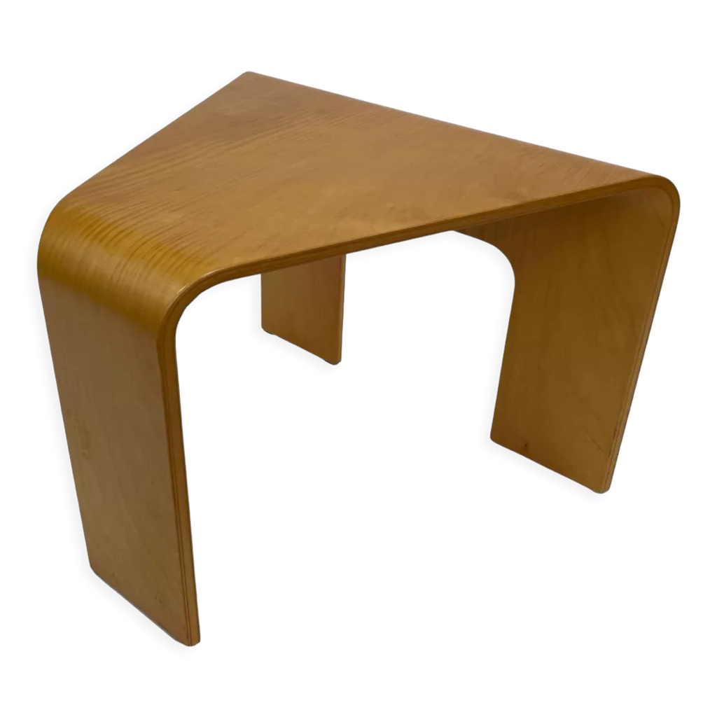 Table d’angle en bois courbé années 1970 | Selency