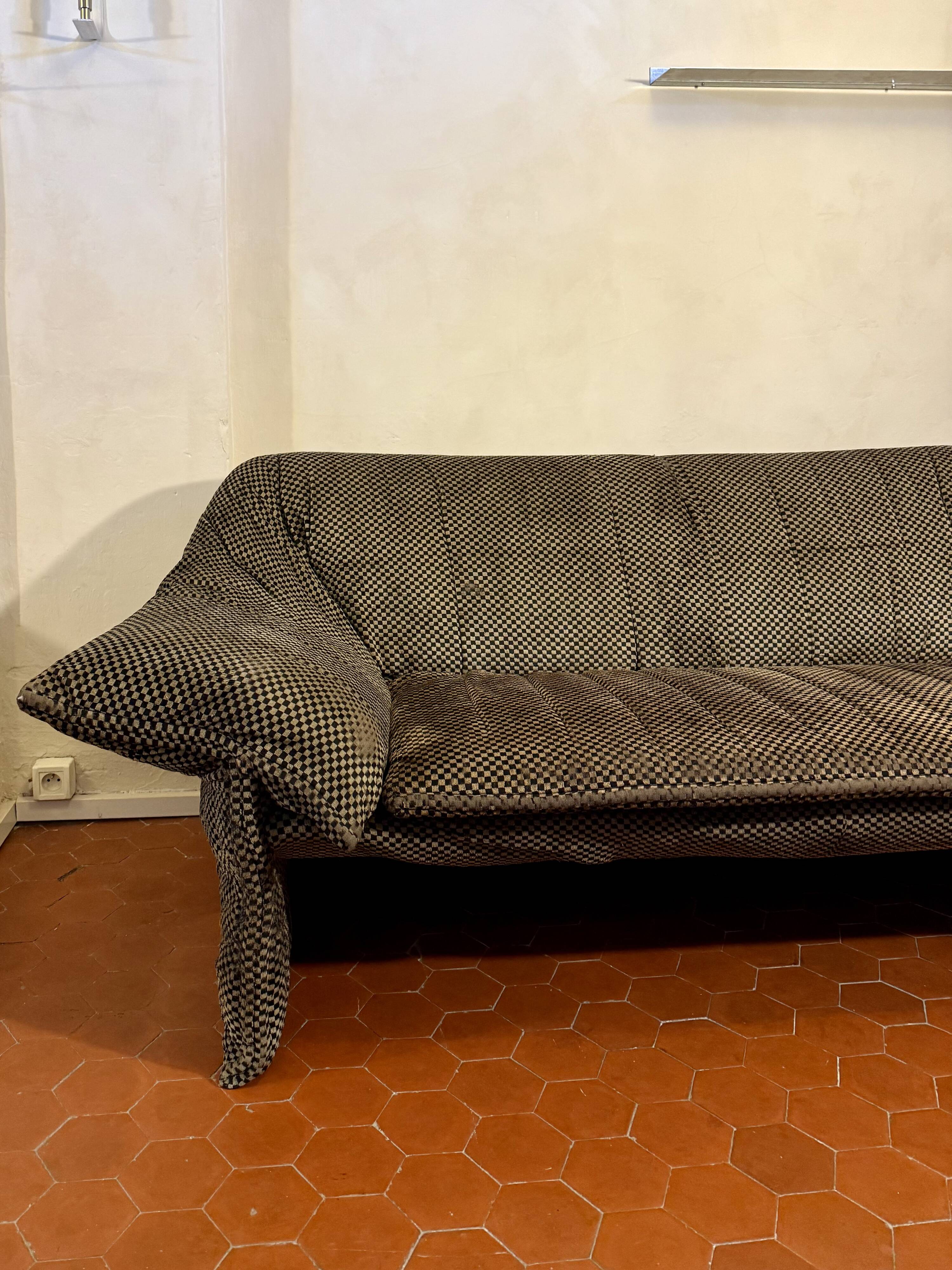 Canapé 2 places attribué à "Le Stelle" par Mario Bellini années 1980 ...