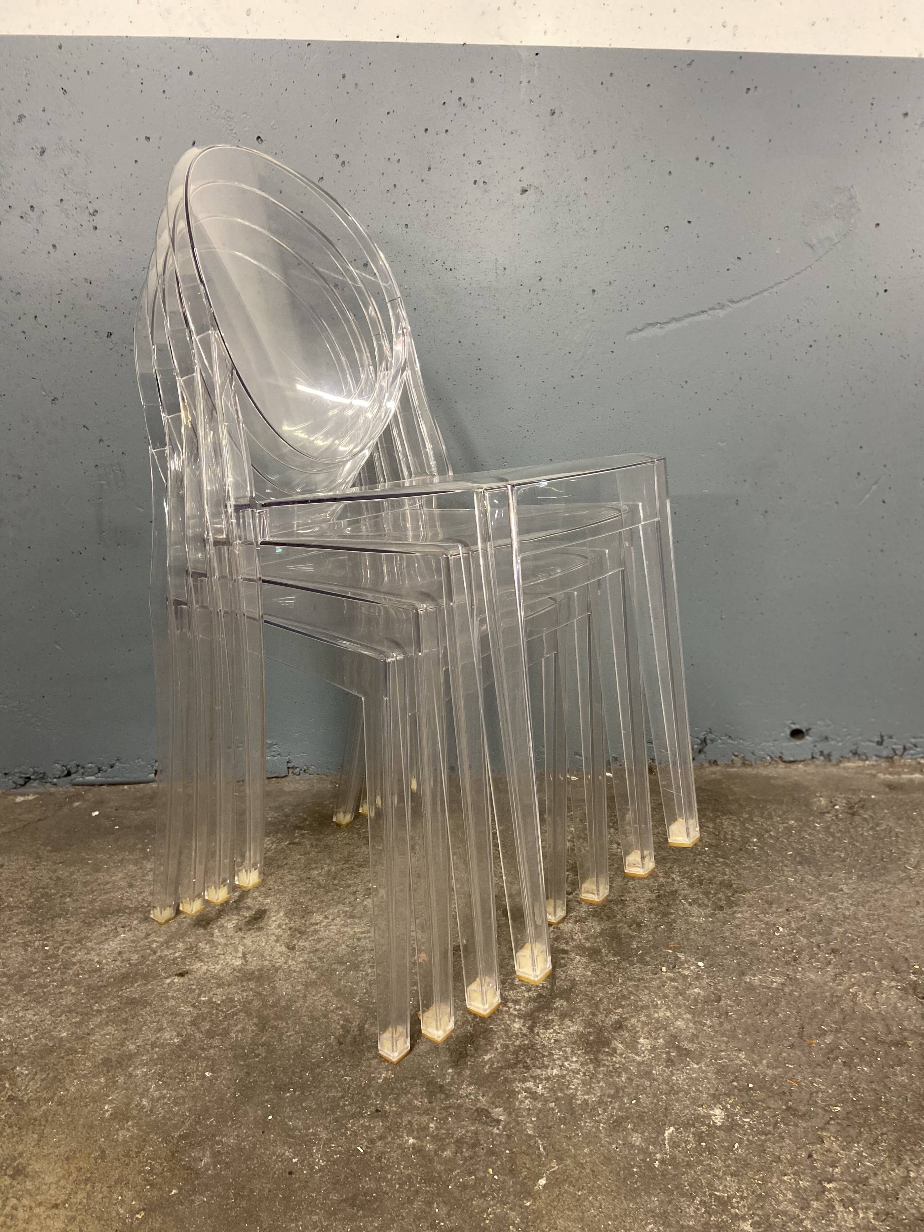 Chaises "Ghost", Philippe Starck pour Kartell, Italie | Selency
