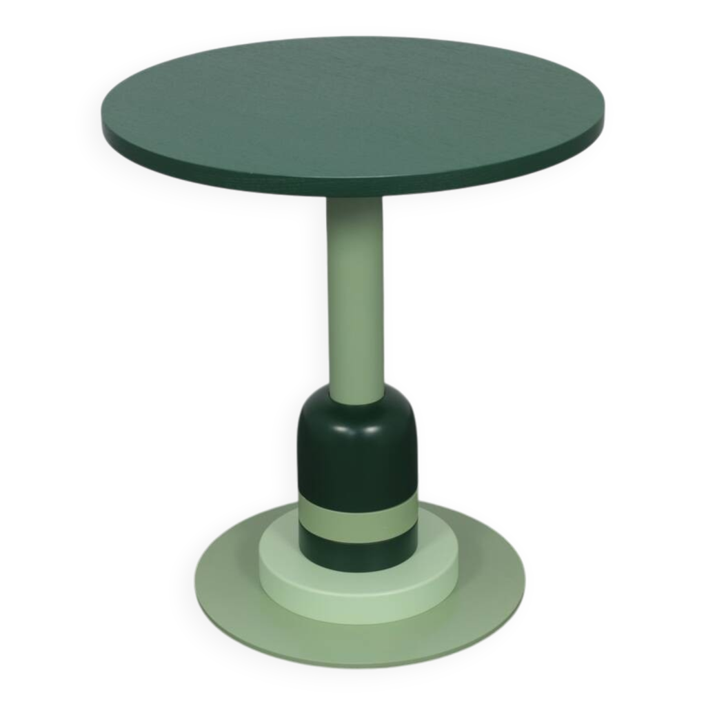 Table d'appoint ronde Custo Bistro de Kim Marc Bobsin pour Puik Design ...