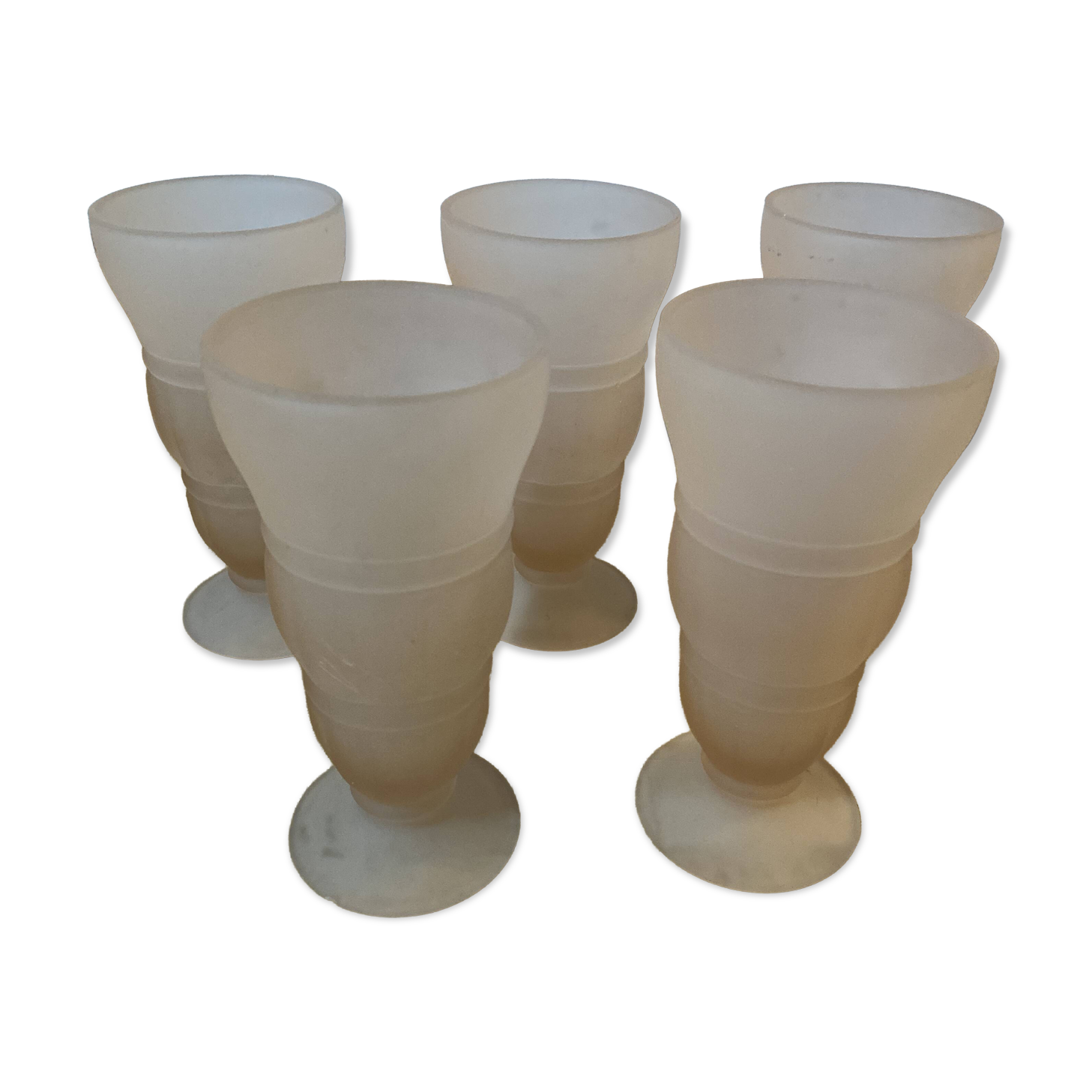 Ensemble de 5 verres à smooties, cocktail ou glace | Selency