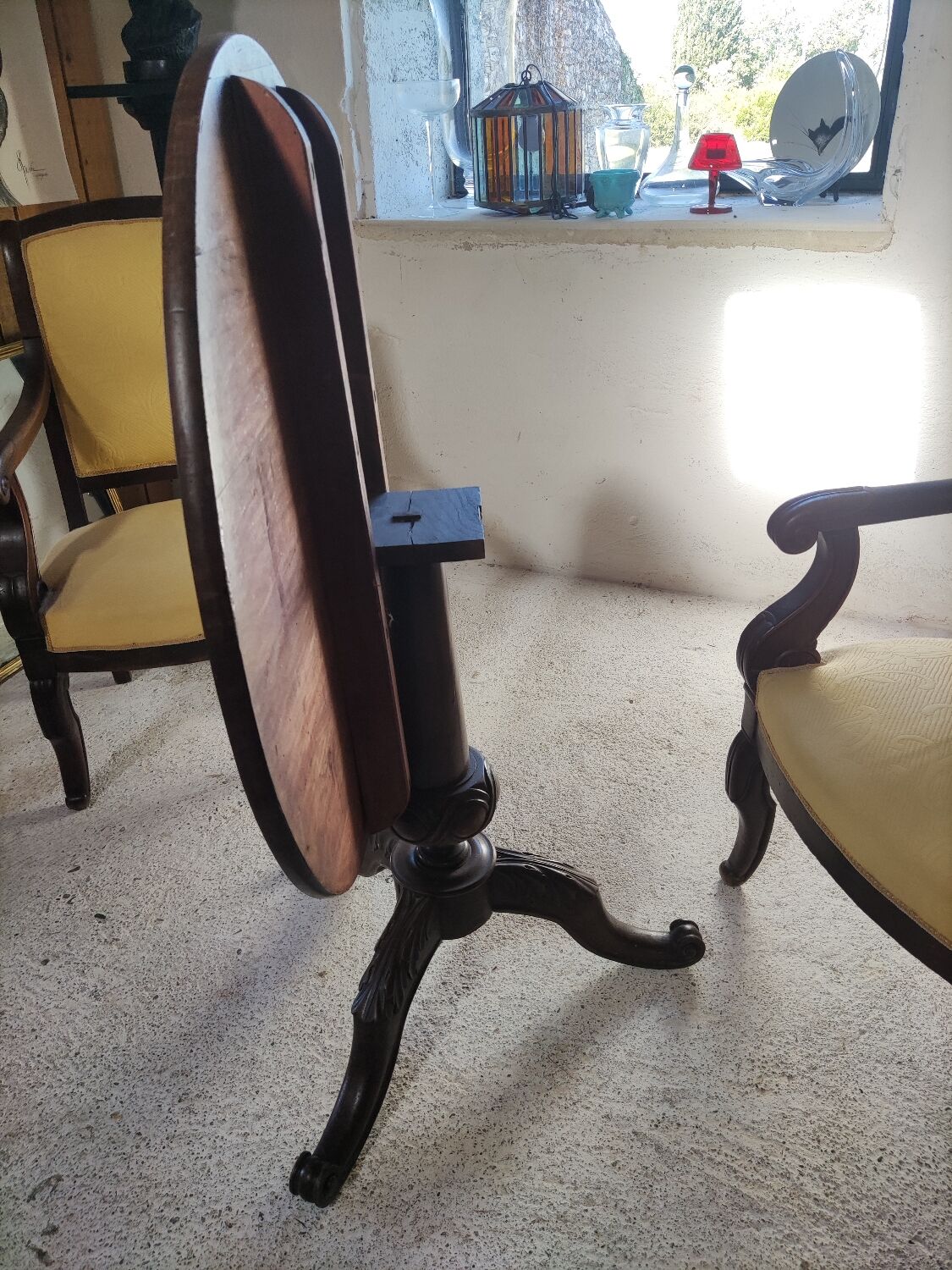 Table d appoint ancienne - plateau rabattable | Selency