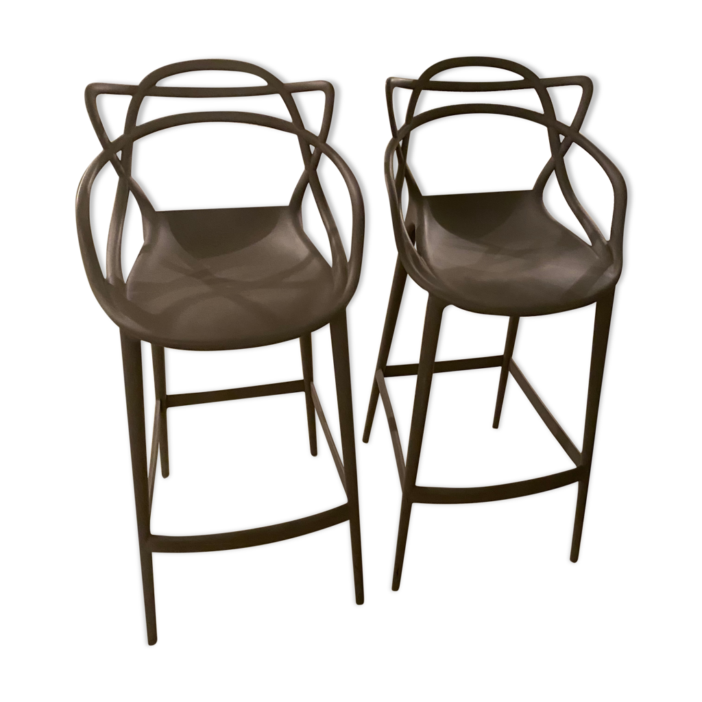 2 chaises de bar Master de Philippe Starck, Kartell | Selency