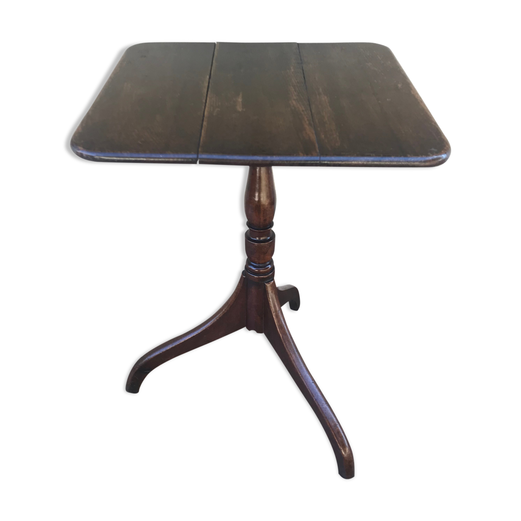 Ancienne table cible basculante pied tripode bois vintage | Selency
