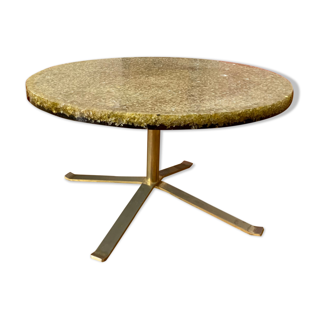 Table basse 1970 Pierre Giraudon | Selency