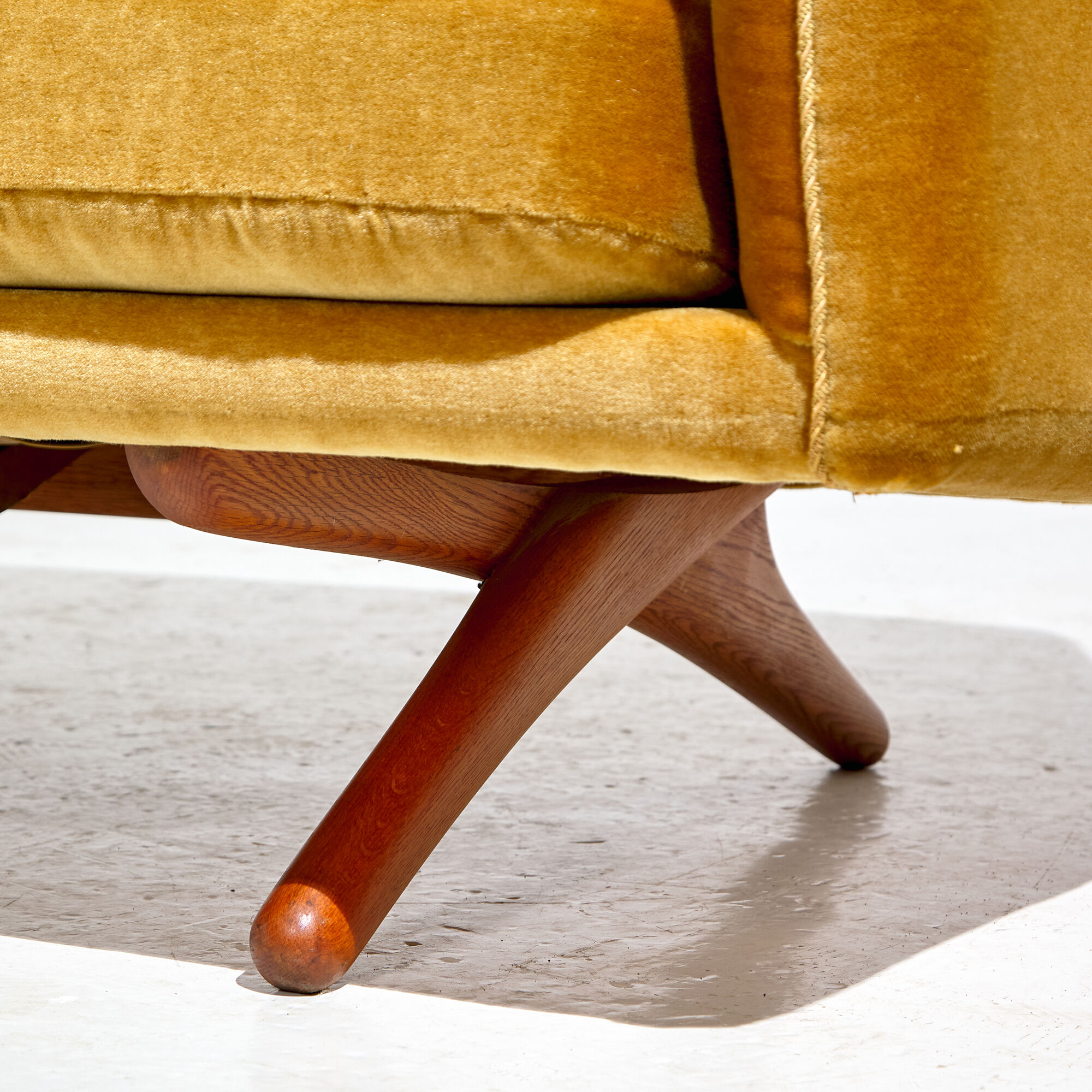 Ml-90 three-seater sofa by Illum Wikkelsø for Michael Laursen | Selency