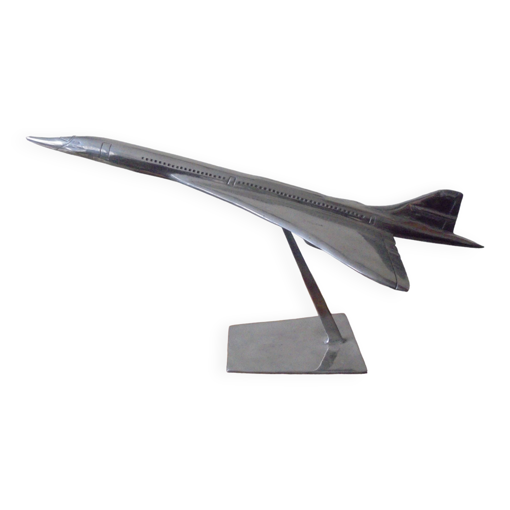 avion concorde , métal chromé | Selency