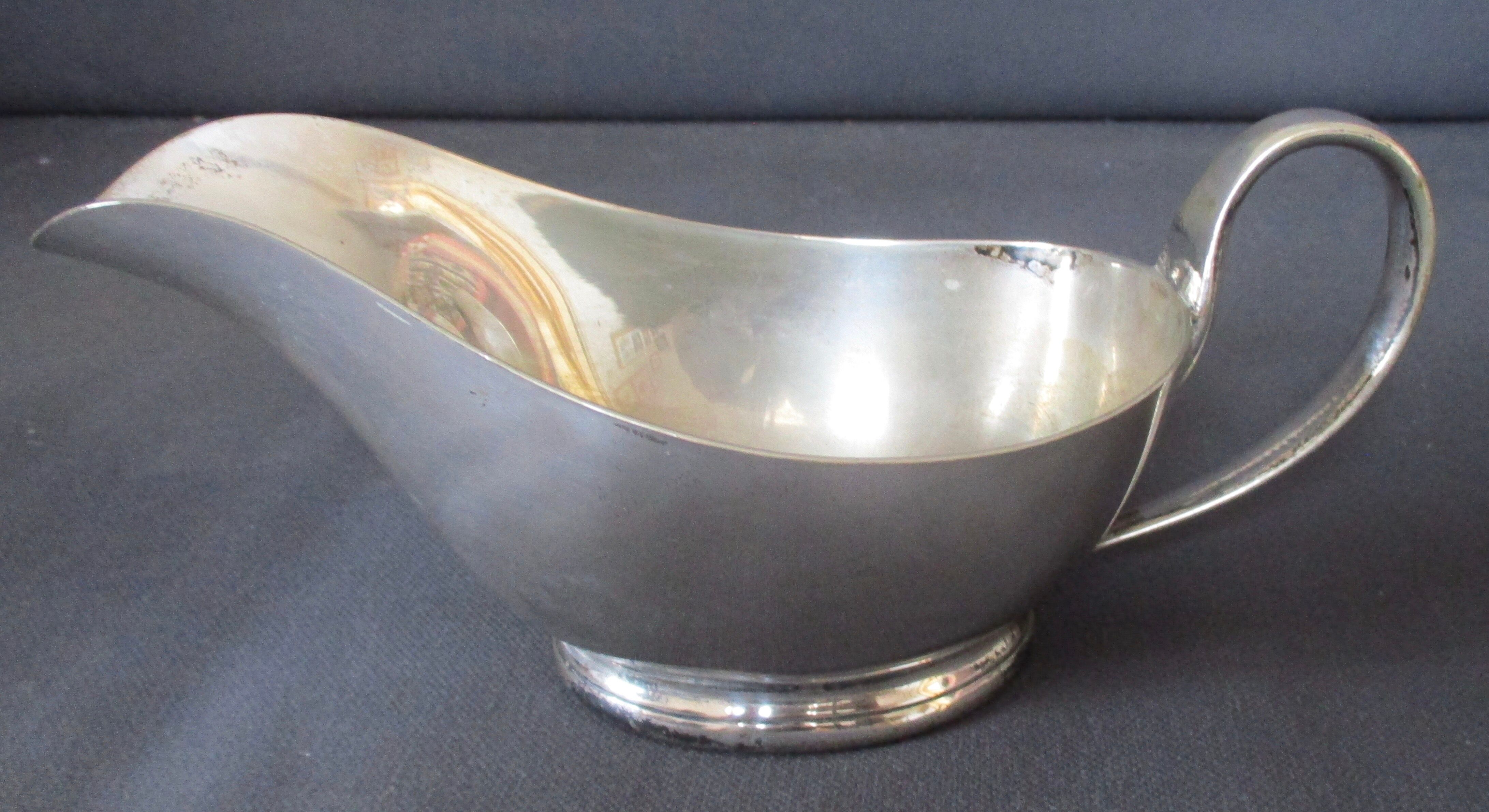 Saucière en métal argenté mappin & webb | Selency