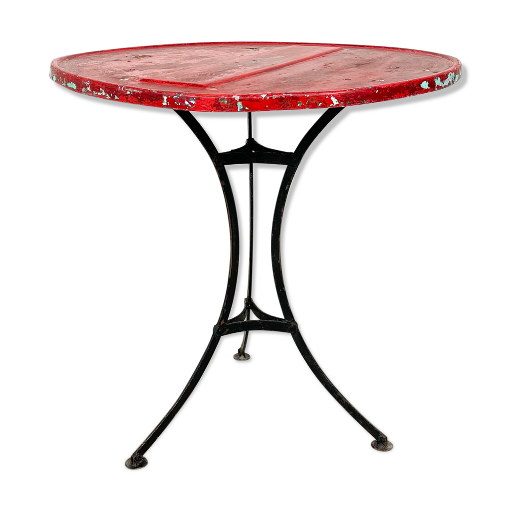 Table industrielle vintage de bistrot | Selency