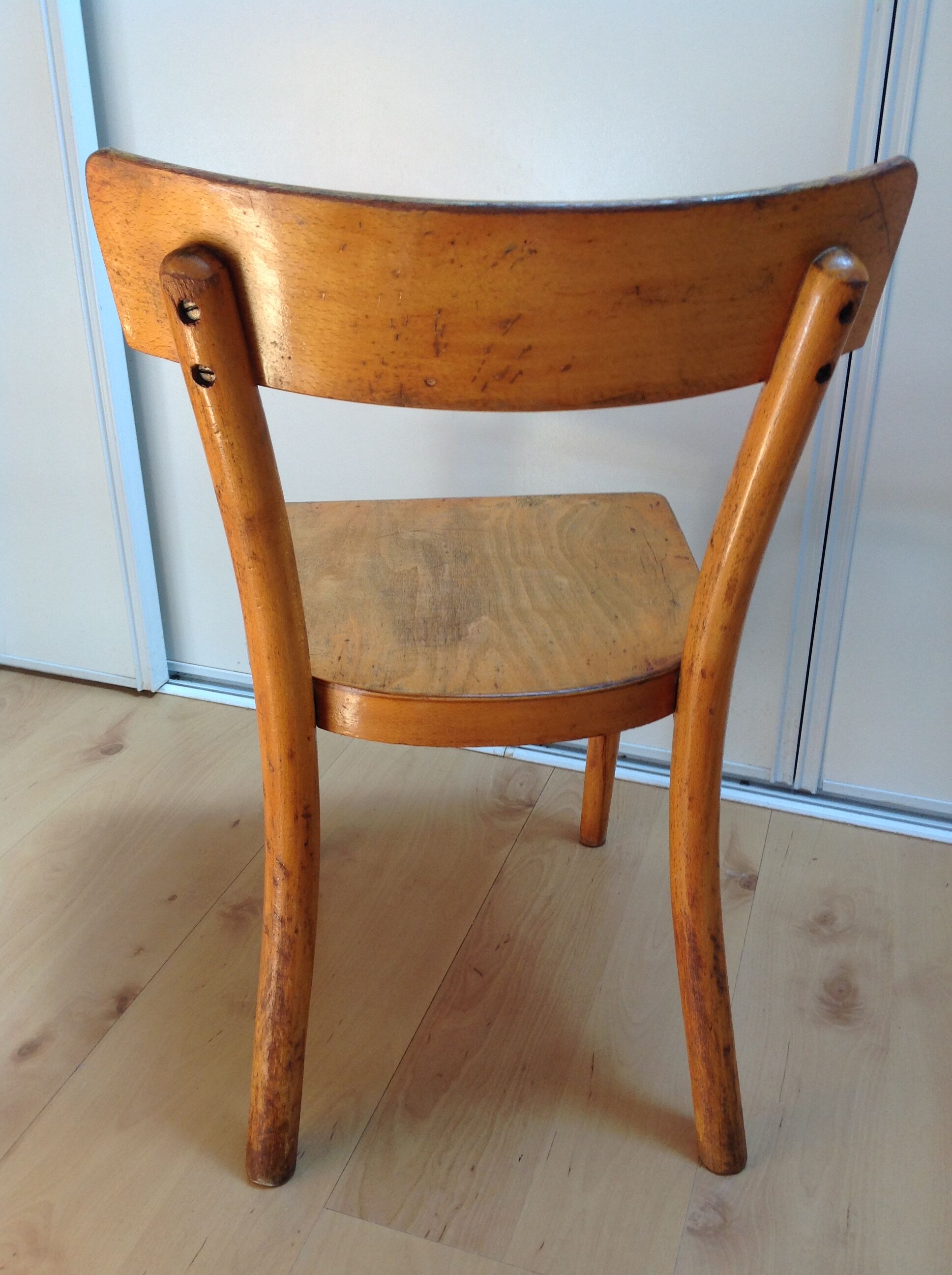 Ancienne chaise Baumann vintage style bistrot pour enfant | Selency
