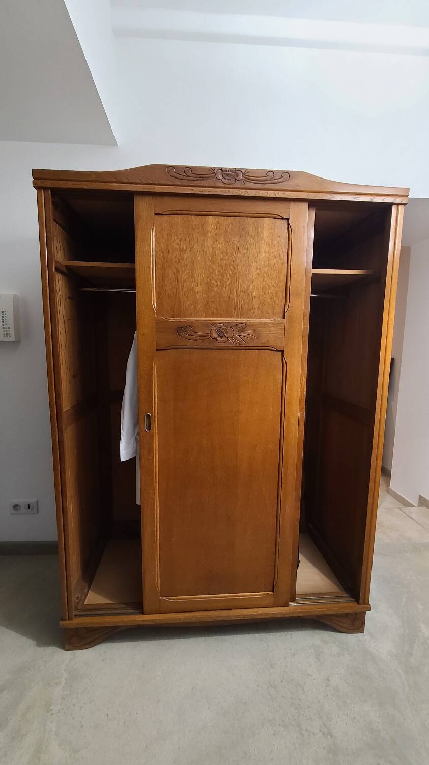 Armoire parisienne penderie garde robes Art Déco portes coulissantes ...