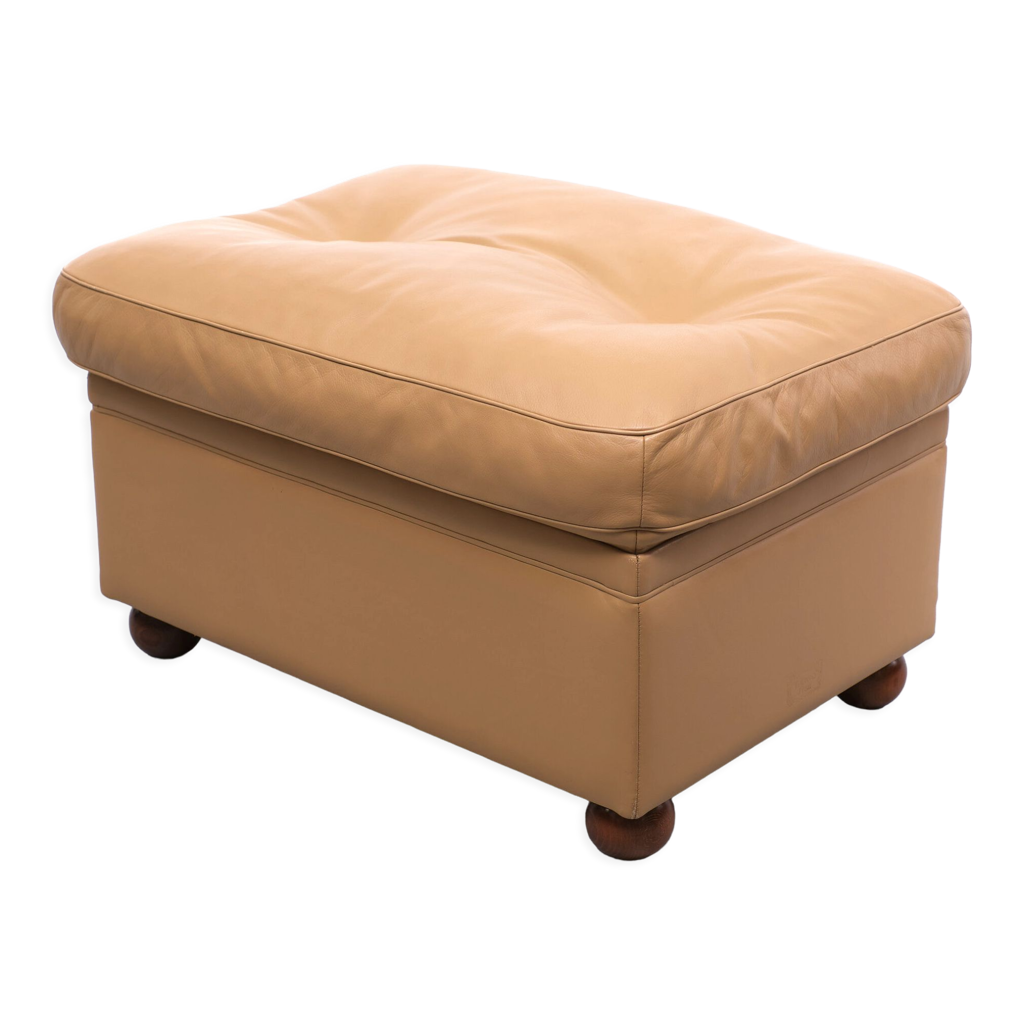 Ottoman, poltrona frau cuir 1975 italie | Selency