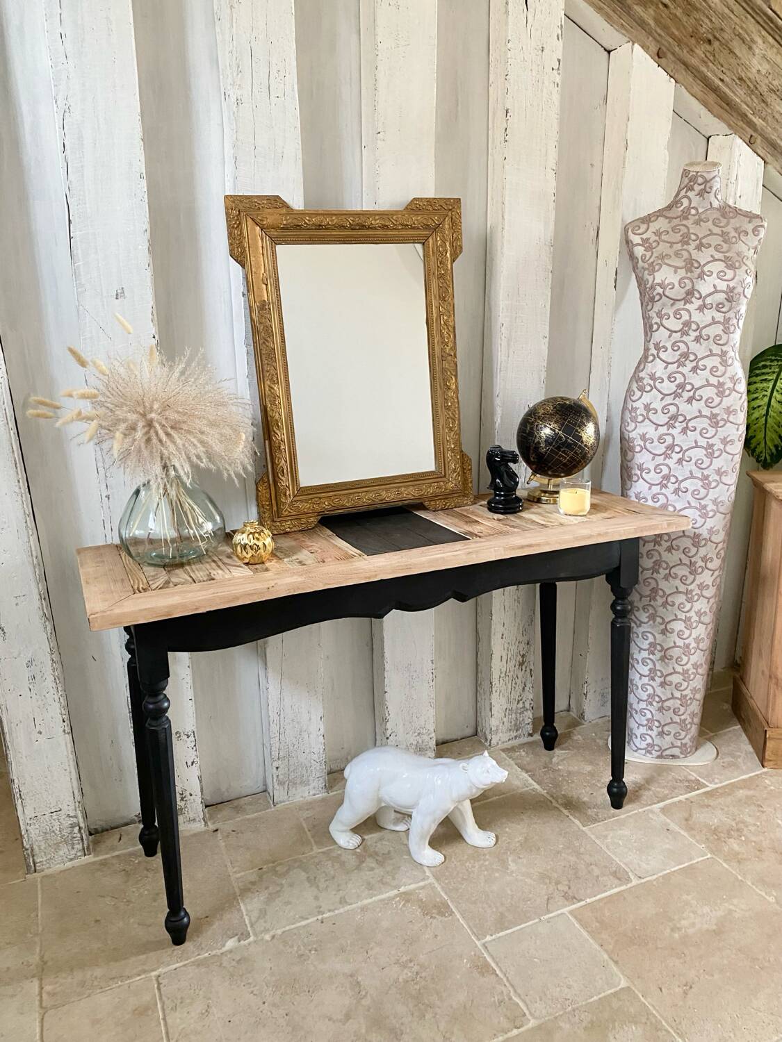 Console meuble entrée château manoir vintage | Selency