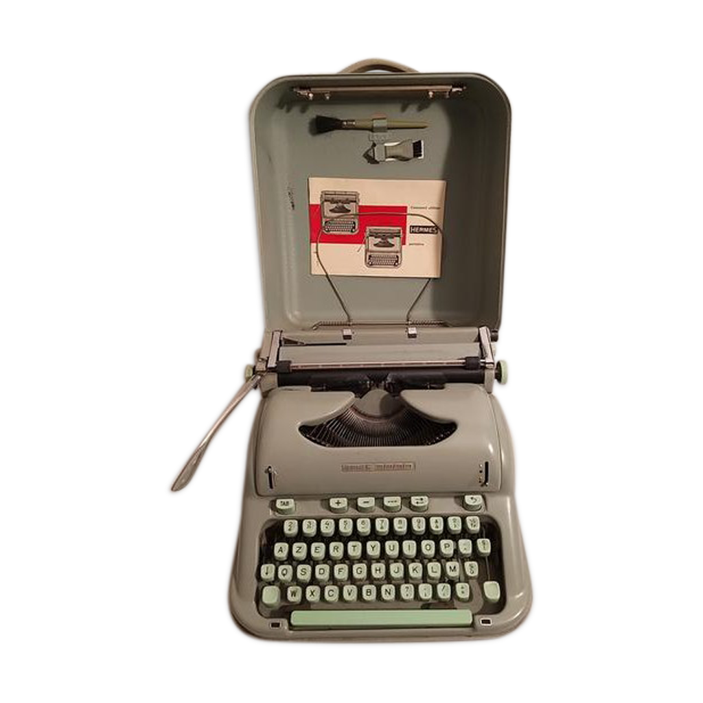 Machine a écrire Hermes 3000 vintage 1960 | Selency