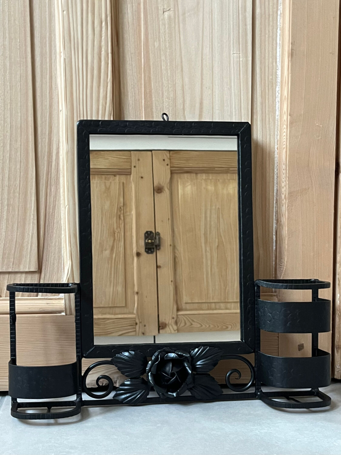 Miroir fer forgé Art Déco | Selency