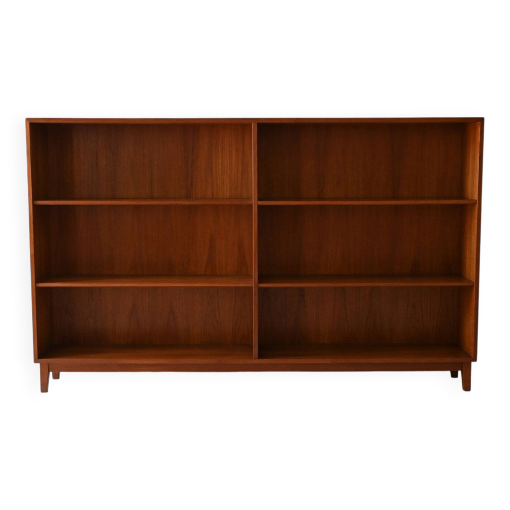 Large 1950s/60s Scandinavian Teak Bookcase | Selency