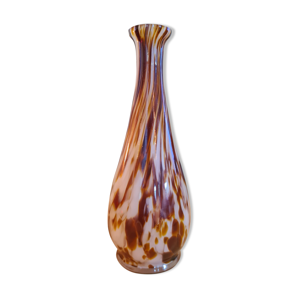 Soliflore en pate de verre soufflée | Selency