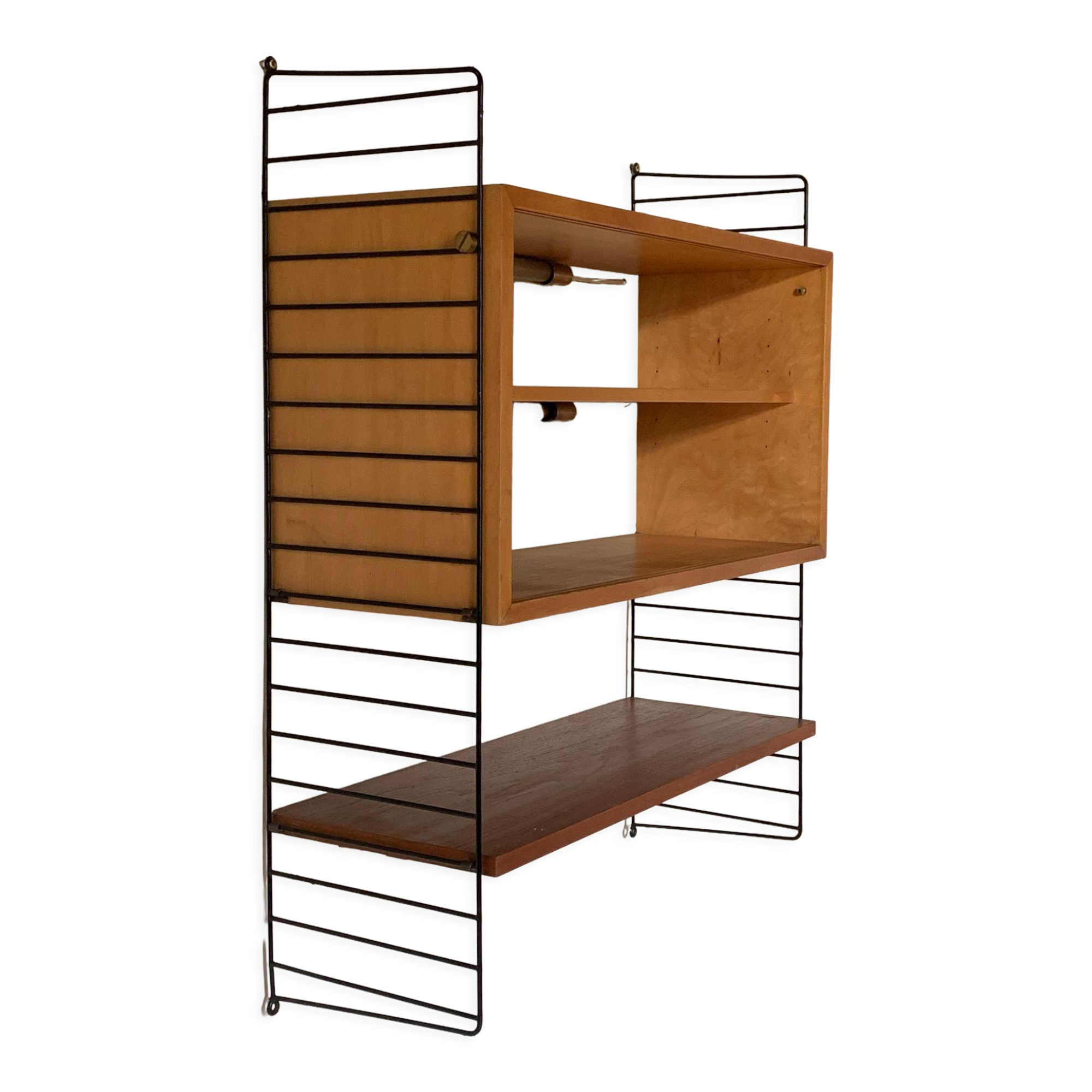 Étagère bibliothèque murale vintage String | Selency